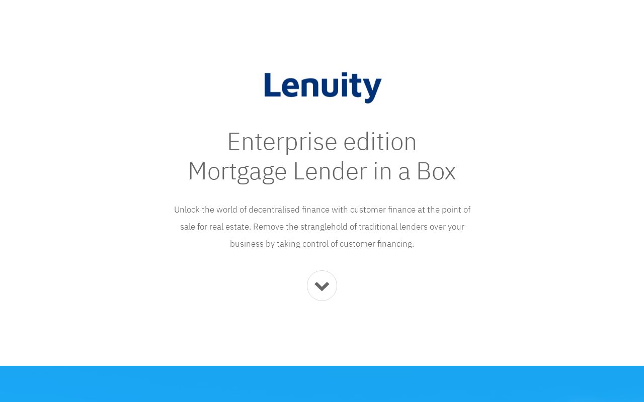 Lenuity enterprise - Mortgage Lender in a Box